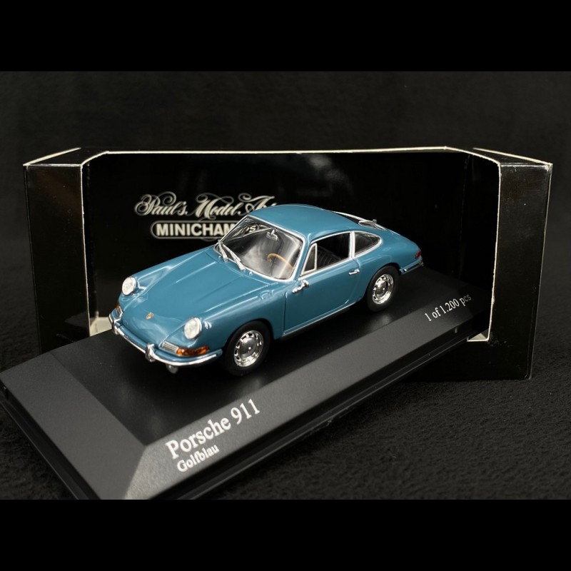 Porsche 911 Coupe 1964 Golf Blue 1/43 Minichamps 430067126 - Elfershop