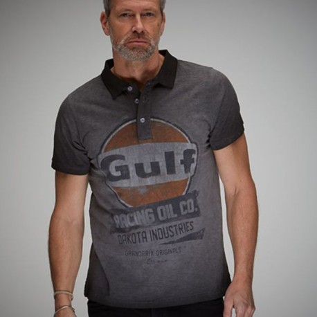 Gulf Polo Racing Oil Asphalt Grey - men - Elfershop