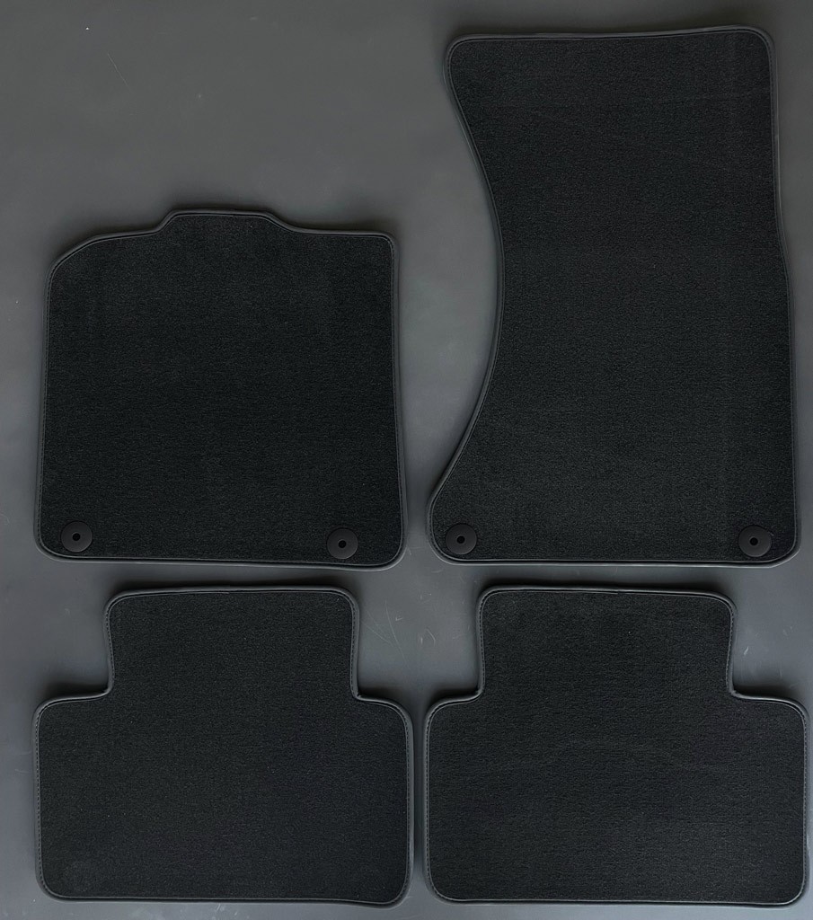 Floor Mats Porsche Macan Anthracite Black PREMIUM Quality with piping Elfershop