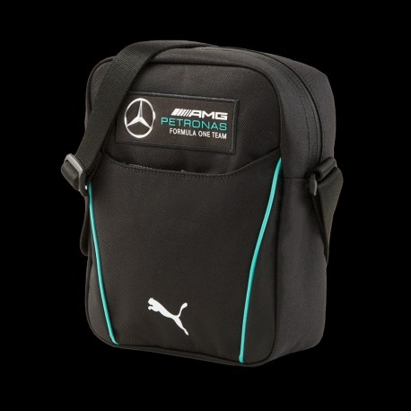 Mercedes Shoulder Bag AMG Petronas F1 Puma Black 078795-01 - Elfershop