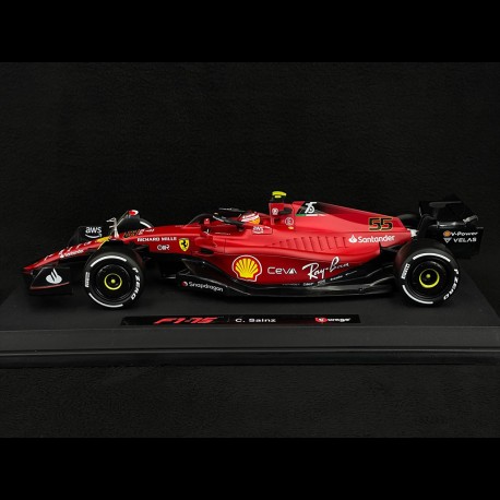 Ferrari Formel 1 2022 Carlos Sainz SF22 n° 55 F1 Weltmeistershaft 1/18 ...