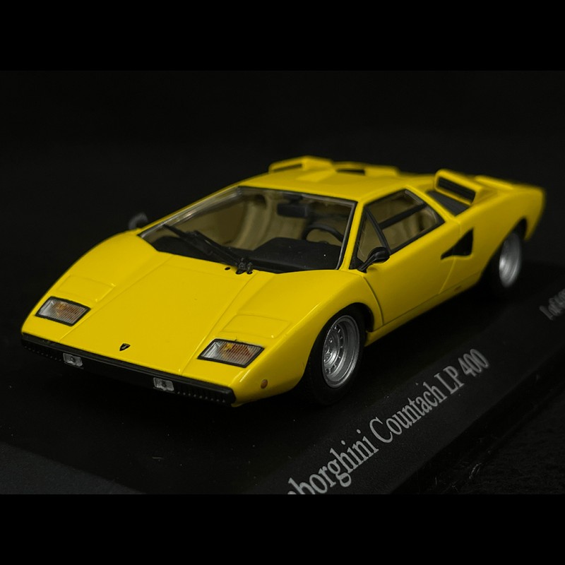Lamborghini Countach LP 400 1974 Yellow Giallo Croma 1/43 Minichamps ...