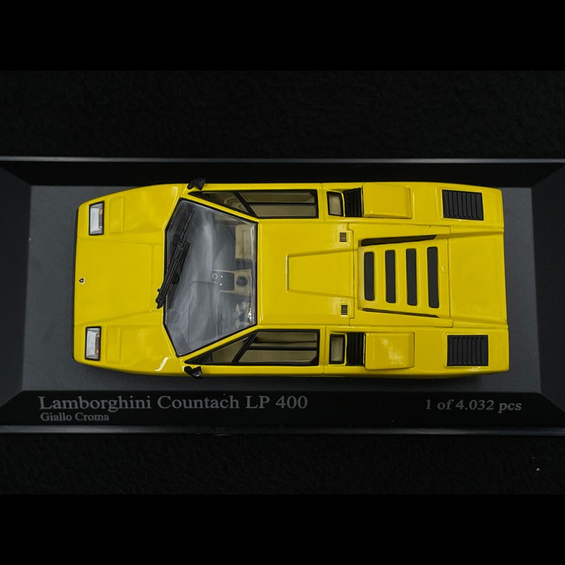 Lamborghini Countach LP 400 1974 Yellow Giallo Croma 1/43 Minichamps ...