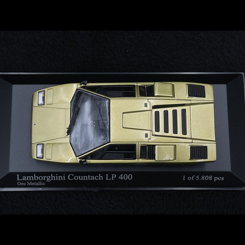 Lamborghini Countach LP 400 1974 Gold metallic 1/43 Minichamps ...