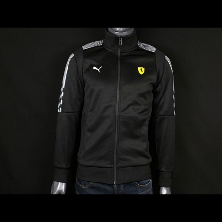 Ferrari Jacket T7 Track by Puma Softshell Tracksuit Black - Men - Elfershop