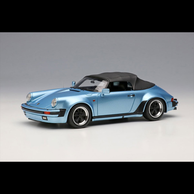Porsche 911 Carrera 3.2 Speedster Turbolook 1989 Hellblau Metallic 1/43 ...