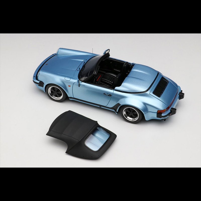 Porsche 911 Carrera 3.2 Speedster Turbolook 1989 Hellblau Metallic 1/43 ...