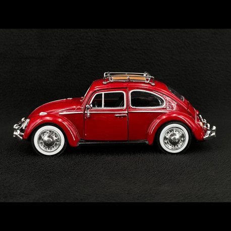 Volkswagen Beetle 1966 Roof Luggage rack Red 1/24 MotorMax 79559 ...