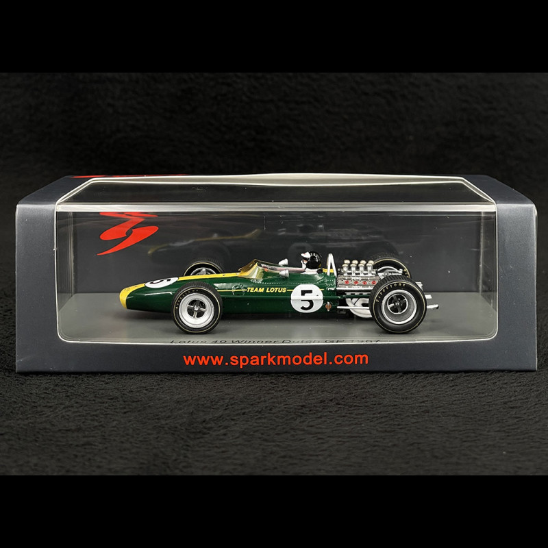 Jim Clark Lotus 49 n° 5 Winner Dutch GP 1967 F1 1/43 Spark S4826 - Elfershop