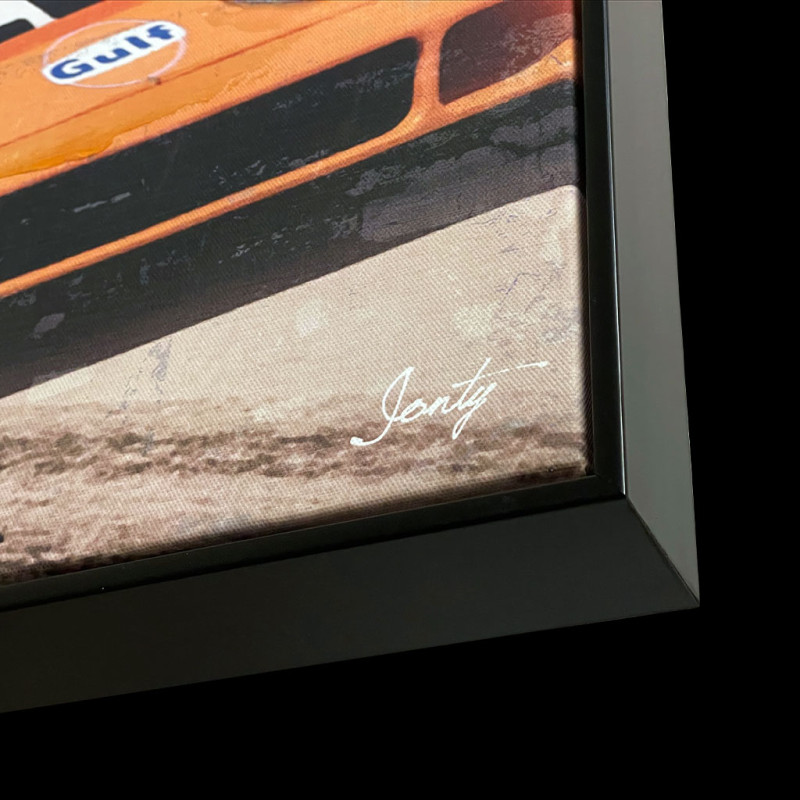 Big frame Porsche 917 K n°20 Steve McQueen Le Mans Canvas 80 x 120 cm ...