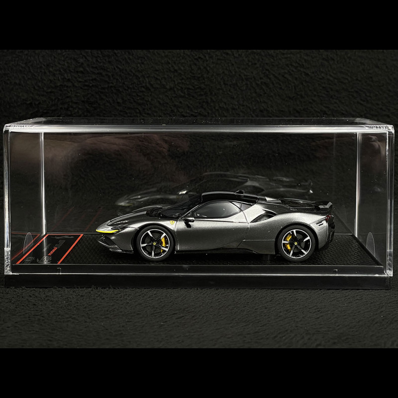 Ferrari SF90 Stradale Hybrid Pack Fiorano 2020 Metallic Silver 1/43 BBR ...