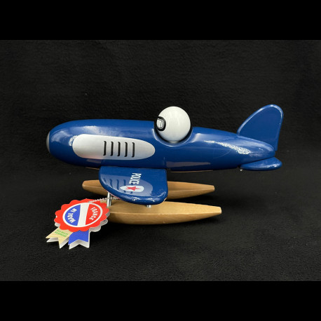 Vintage Wooden Police Seaplane Red 2329P - Elfershop