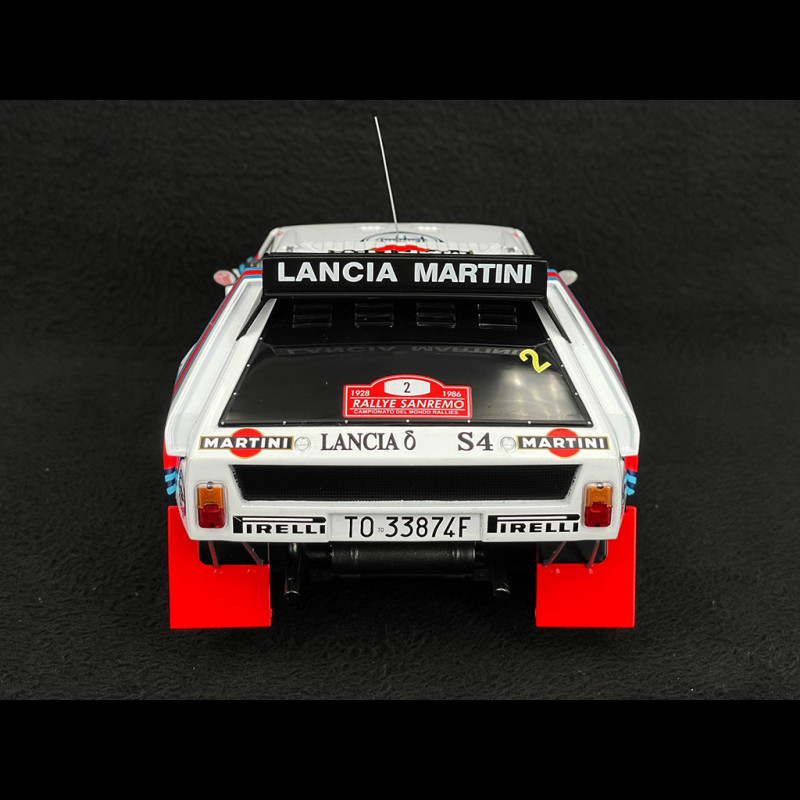 Lancia Delta S4 Martini n° 2 Winner Rallye San Remo 1986 Markku Alen 1/ ...