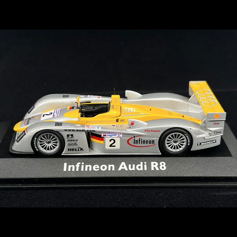 Infineon Audi R8 n° 2 2. 24h Le Mans 2002 1/43 Minichamps 20000001409 ...