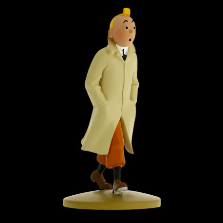 Figurine Tintin Trench coat - The Crab With The Golden Claws Resin 12 ...