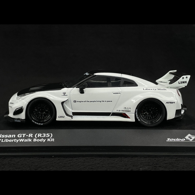 Nissan GTR R35 LB 2020 Weiß Silhouette 1/43 Solido S4311203 - Elfershop