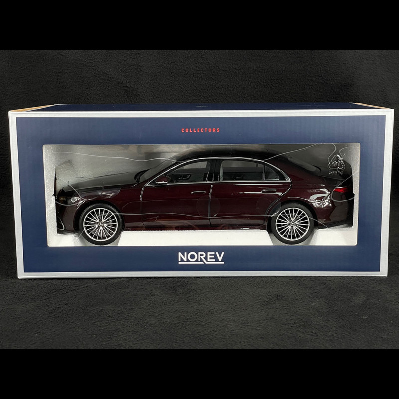 Mercedes-Benz S-Class AMG-Line 2021 Rubellite Red 1/18 Norev 183804 ...