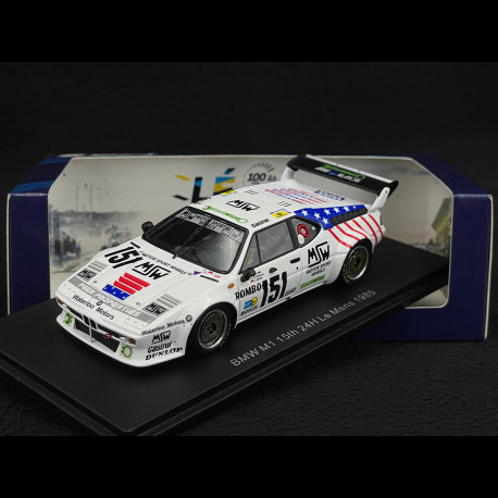 BMW M1 n° 151 24h Le Mans 1985 1/43 Spark S6410 - Elfershop