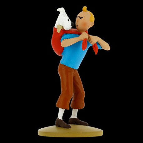 Tintin Figurine - Tintin brings back Snowy - Prisoners Of The Sun 12 cm ...