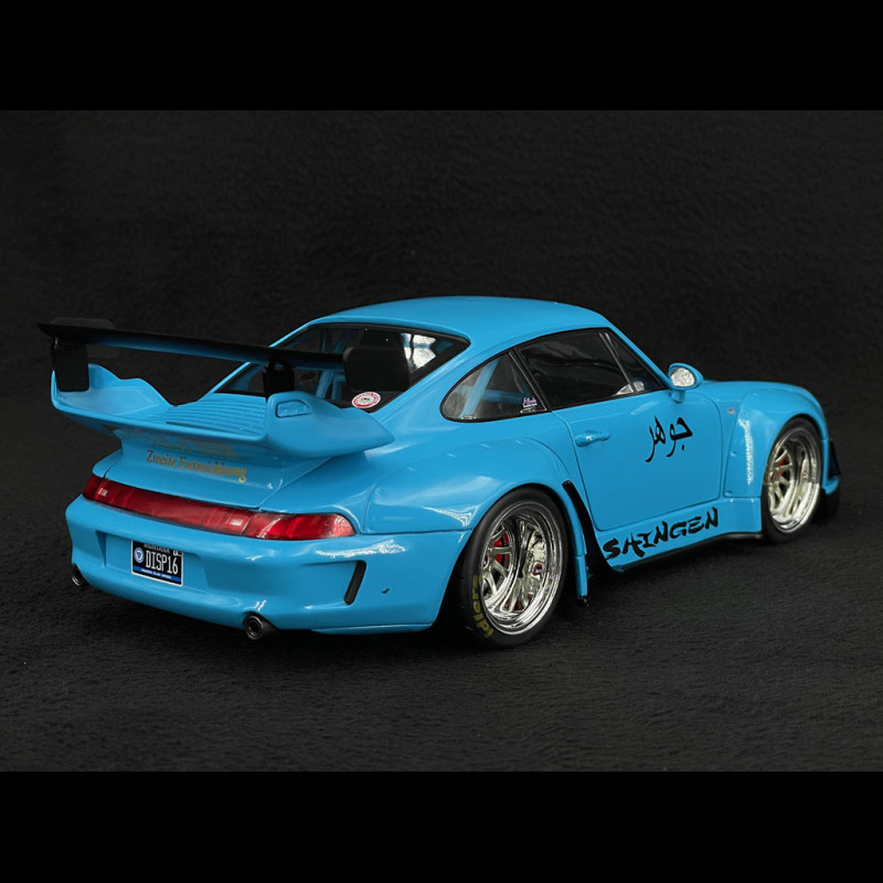 Porsche 911 Type 993 RWB Bodykit Shingen 2018 Blau 1/18 Solido S1808501 ...