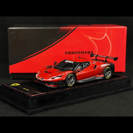 Ferrari 296 GT3 2022 Red Rosso Magma 1/43 BBR Models BBRC279A - Elfershop