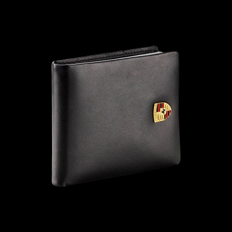 Porsche Wallet Coins holder Metal crest Black Leather WAP0300200NGBH ...