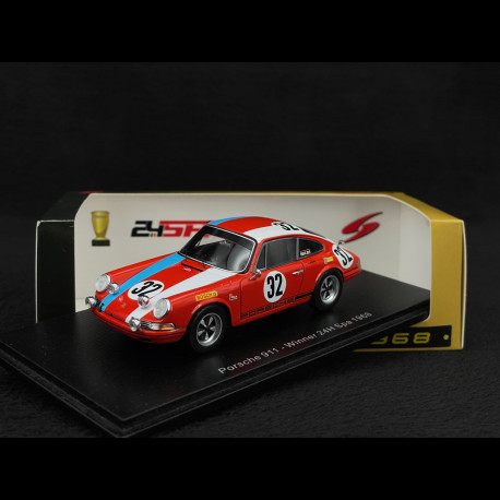 Porsche 911 n°32 Sieger 24h Spa 1968 1/43 Spark 43SPA1968 - Elfershop