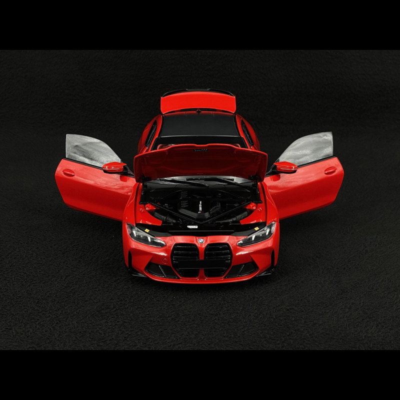 BMW M4 2024 Metallic Rot 1/18 Minichamps 110020140 - Elfershop