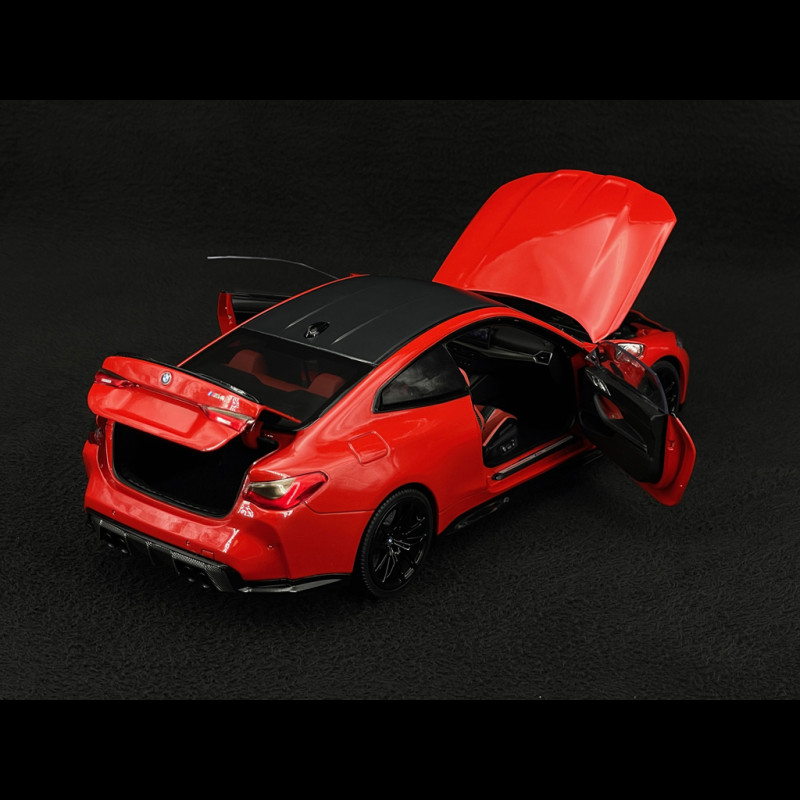 BMW M4 2024 Metallic Rot 1/18 Minichamps 110020140 - Elfershop