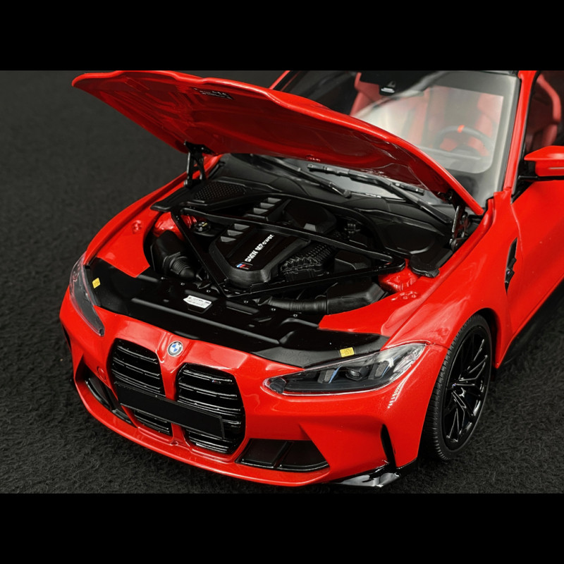 BMW M4 2024 Metallic Rot 1/18 Minichamps 110020140 - Elfershop