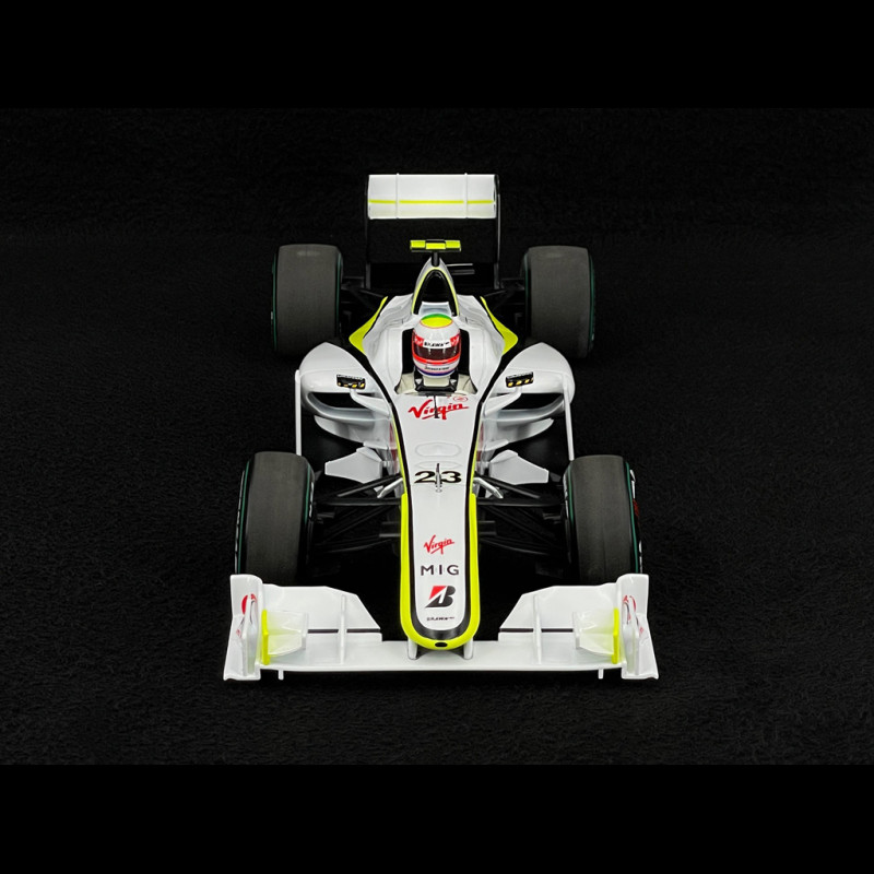 Rubens Barrichello Brawn GP BGP001 n° 23 Winner Europe GP 2009 1/18 ...