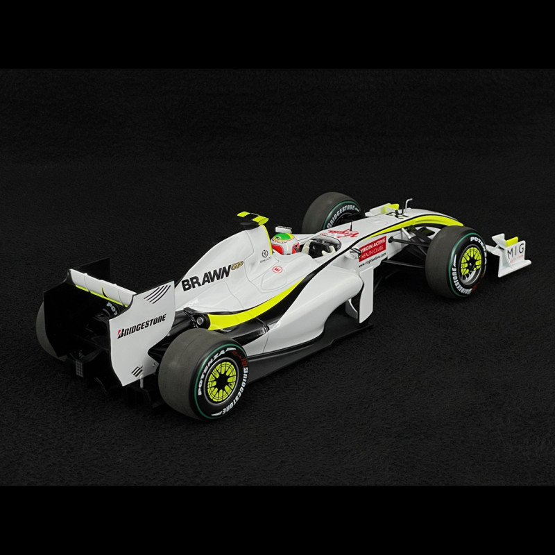 Rubens Barrichello Brawn GP BGP001 n° 23 Winner Europe GP 2009 1/18 ...