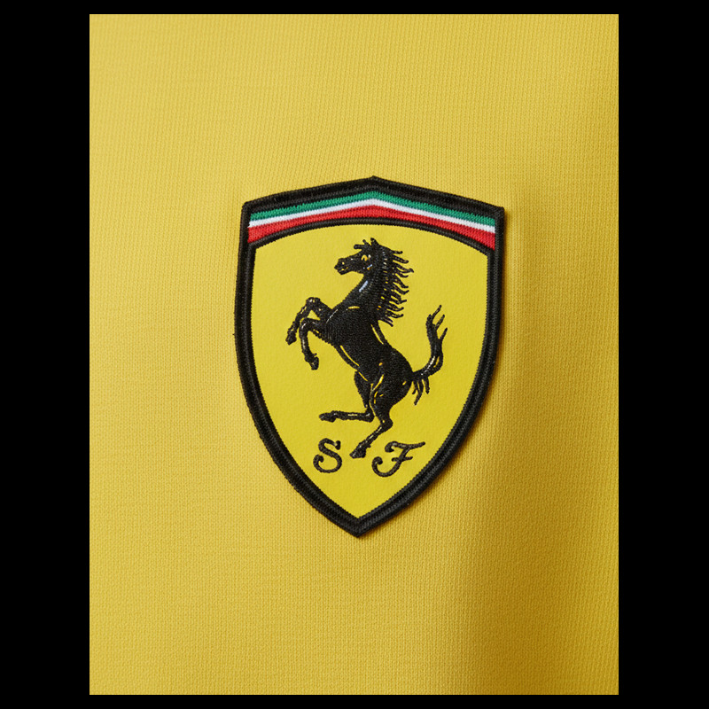 T-shirt Ferrari Crest Low Cost F1 Team Leclerc / Hamilton Puma Yellow ...