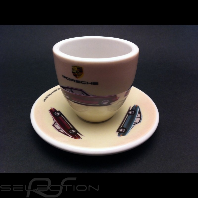 Set von 2 expresso tasse " 50 Jahre Porsche 911 " - Elfershop