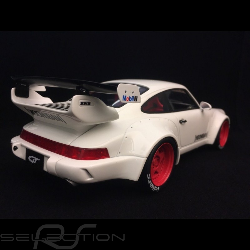 Porsche 911 RWB typ 964 Hoonigan weiß 1/18 GT SPIRIT GT732 - Elfershop