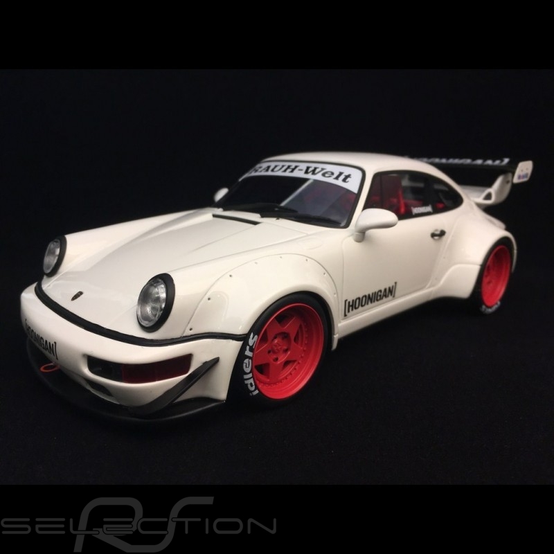 Porsche 911 RWB typ 964 Hoonigan weiß 1/18 GT SPIRIT GT732 - Elfershop