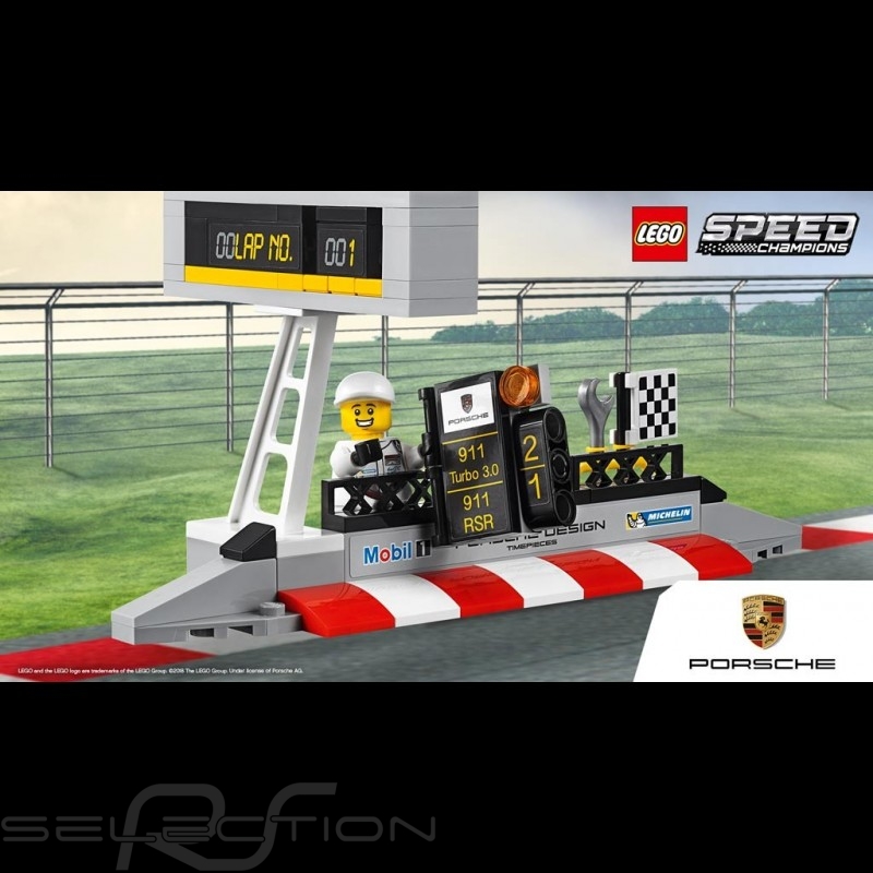 Lego Duo Porsche 911 RSR and Porsche 911 Turbo 3.0 Speed Champions Lego ...