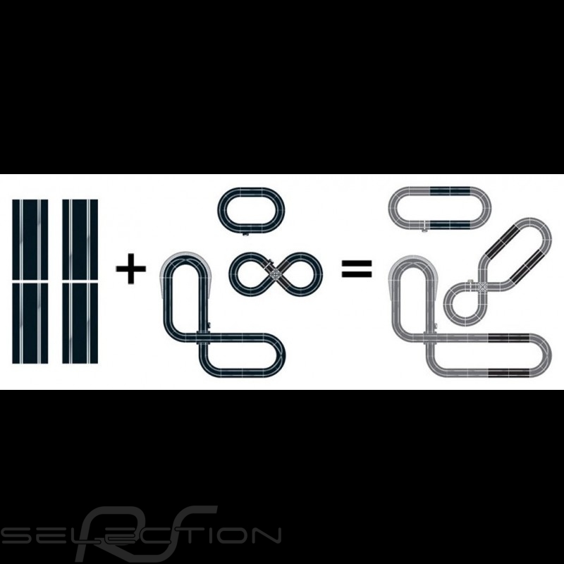 Bahnset Scalextric Verlängerungspaket n° 4 Scalextric C8526 - Elfershop