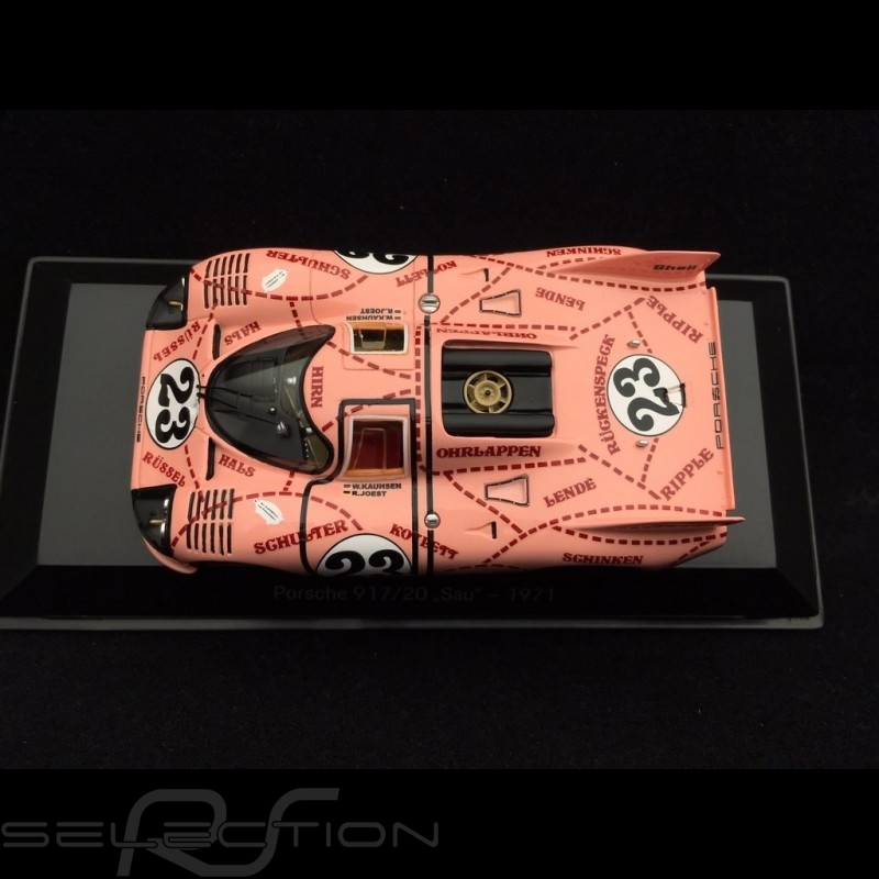Porsche 917 /20 n° 23 "Rosa sau" 24h du Mans 1971 1/43 Spark ...