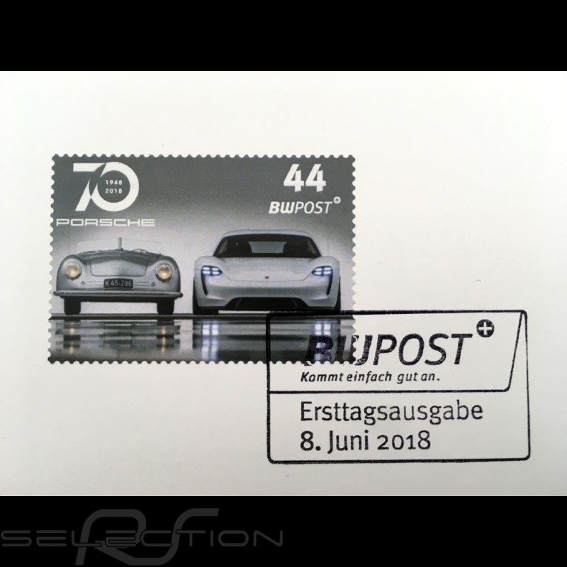 Porsche commemorative stamps 70 years evolution 1948 - 2018Porsche ...