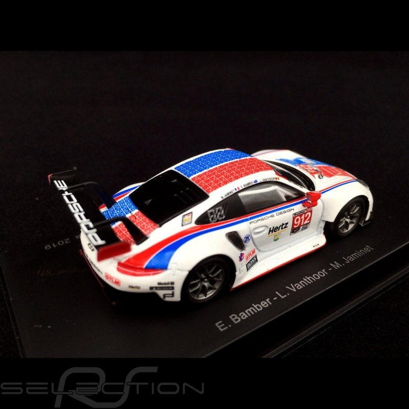 Porsche 911 RSR type 991 24h Daytona 2019 n° 912 Brumos design 1/64 ...