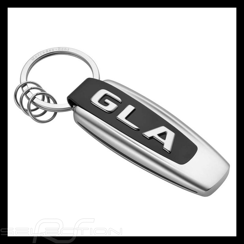 Mercedes schlüsselanhänger GLA typografie silber Mercedes-Benz ...