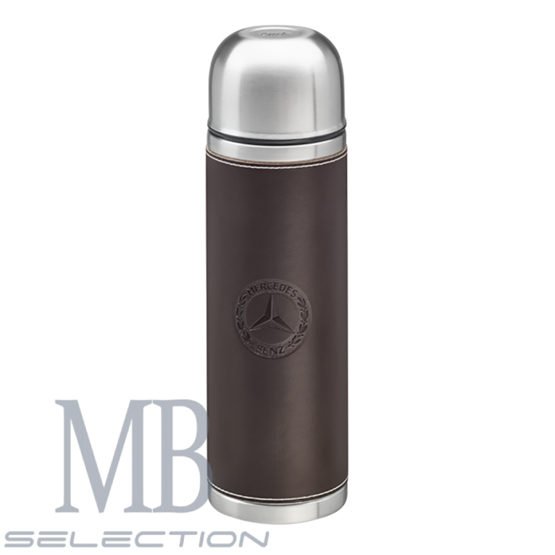 Mercedes thermoskanne Classic Thermo-Isoliert edelstahl leder ...