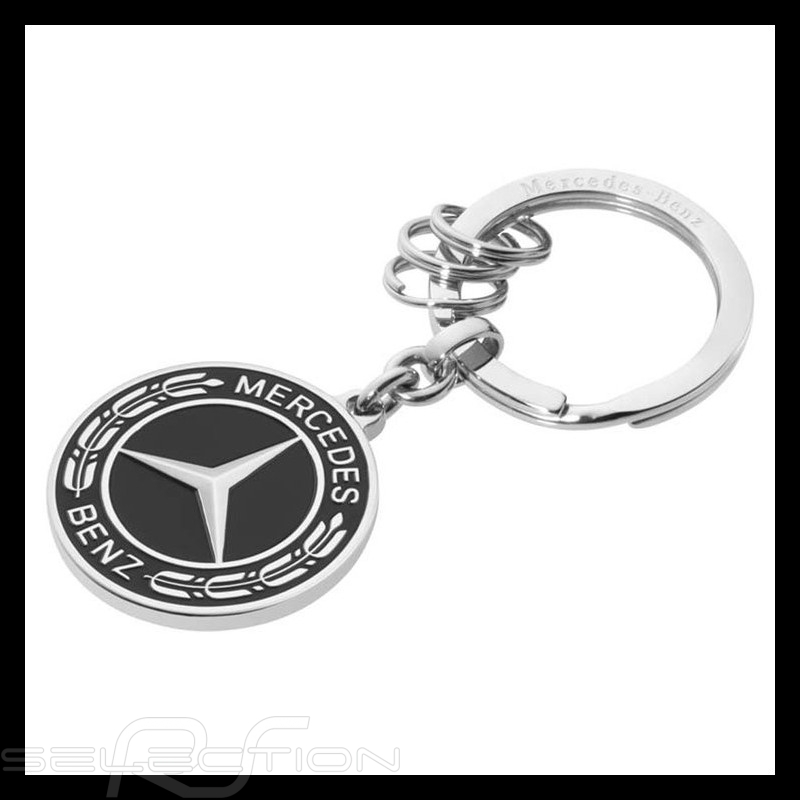 Mercedes Classic schlüsselanhänger vintage logo Untertürkheim schwarz ...