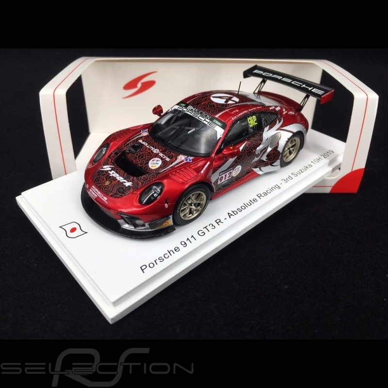 Porsche 911 GT3 R typ 991 n° 912 Absolute Racing Platz 3 10h Suzuka ...