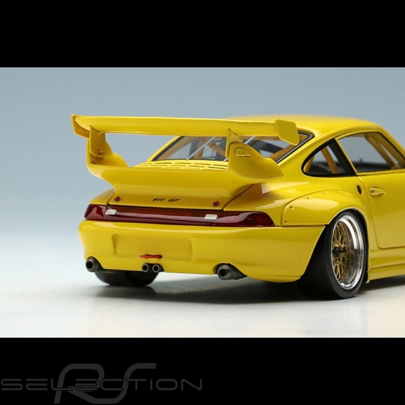 Porsche 911 GT2 EVO type 993 1996 speedgelb 1/43 Make Up Vision VM130D - Elfershop