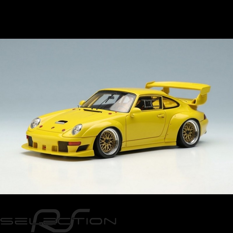 Porsche 911 GT2 EVO type 993 1996 speedgelb 1/43 Make Up Vision VM130D - Elfershop