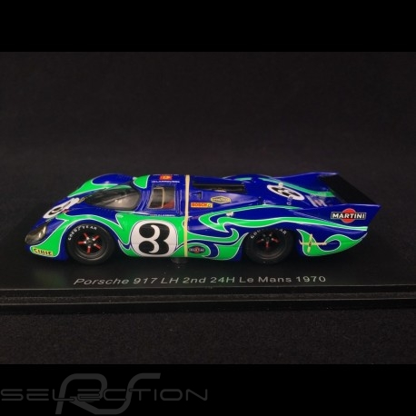 Porsche 917 LH n° 3 Psychedelic 2nd Le Mans 1970 1/43 Spark S0928 ...