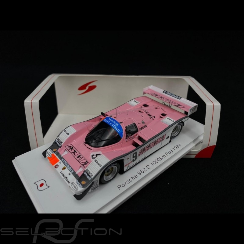 Porsche 962 C 1000km Fuji 1989 n° 9 Wollek 1/43 Spark SJ082 - Elfershop