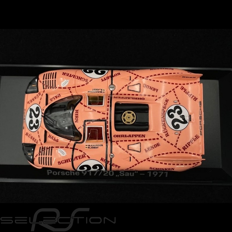 Porsche 917 /20 n° 23 "Rosa sau" 24h du Mans 1971 1/43 Spark ...